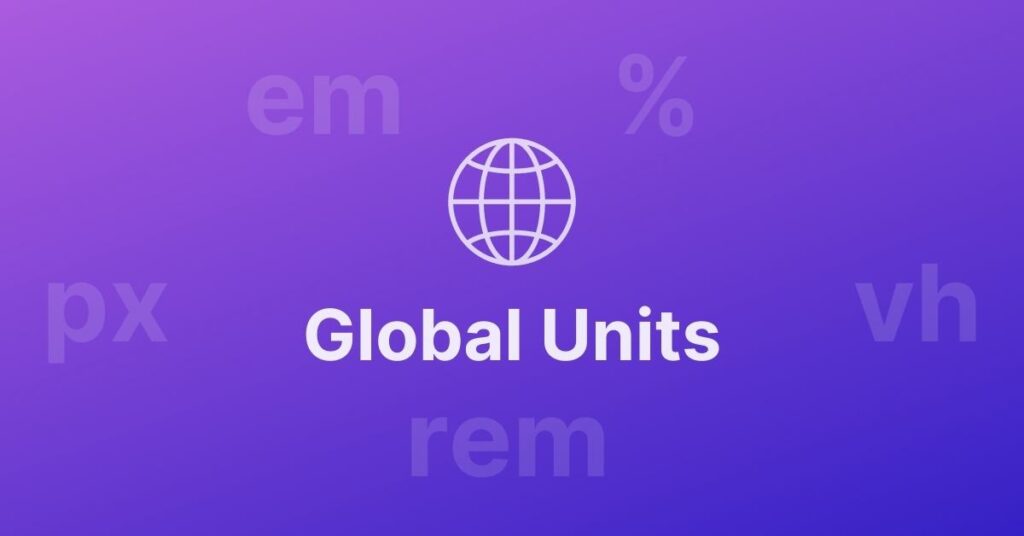 Global Units - Recoda.me